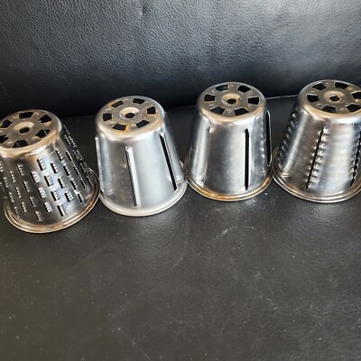 KitchenAid Lot Of 4 RVSA Rotor Slicer Shredder Cones Replacement Part ...