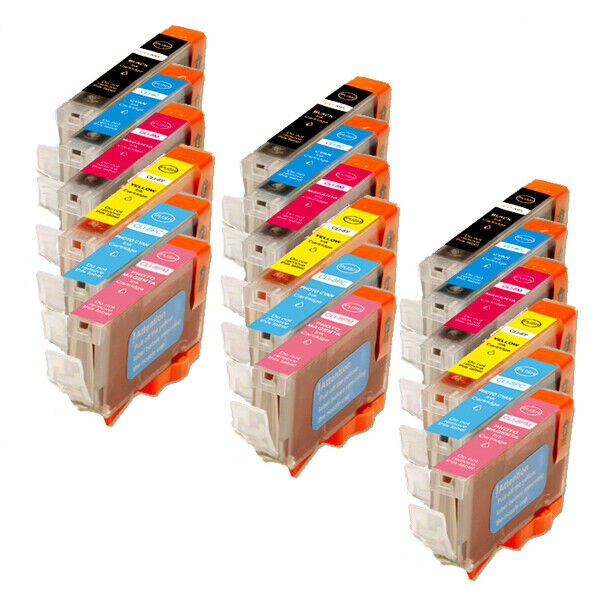 18 Pack Ink Cartridges compatible for Canon CLI-8 Pixma iP6600D iP6700D ...