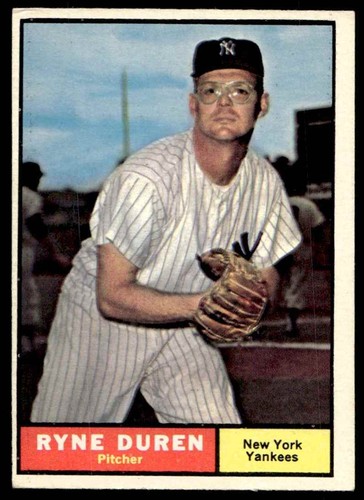 1961 Topps Ryne Duren ⁞ New York Yankees #356 | eBay