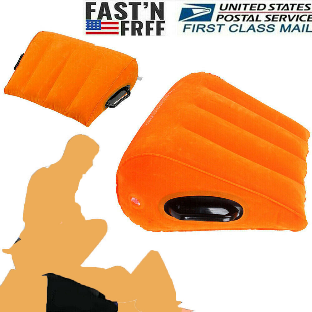 Inflatable Sex Aid Pillow Cushion Pad Triangle Magic Wedge Sex Pillow ...