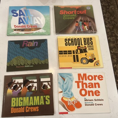 Lot of 11 DONALD CREWS books 6 Titles BIGMAMA’S SCHOOL BUS Rain Sail ...