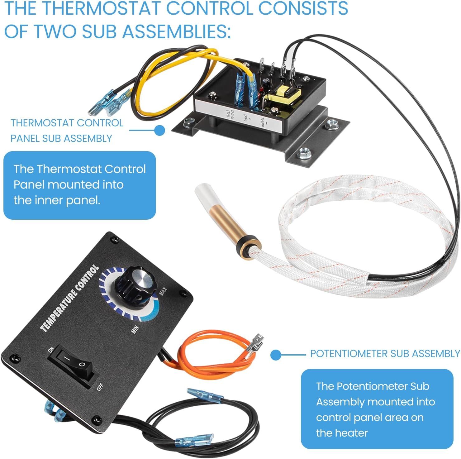 R0058200 Teledyne Laars Temperature Control Assembly for Zodiac Jandy ...