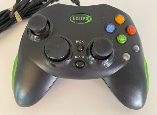 Eclipse Xbox Original Game Black Controller by Pelican - Untested | eBay