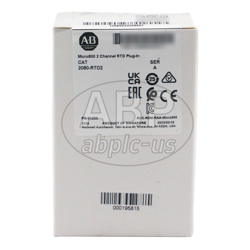 NEW ALLEN BRADLEY 2080-RTD2 2-channel Resistance Thermometer RTD Plug ...