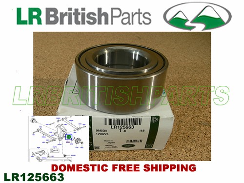 GENUINE LAND ROVER REAR WHEEL HUB BEARING RANGE ROVER EVOQUE LR125663 ...