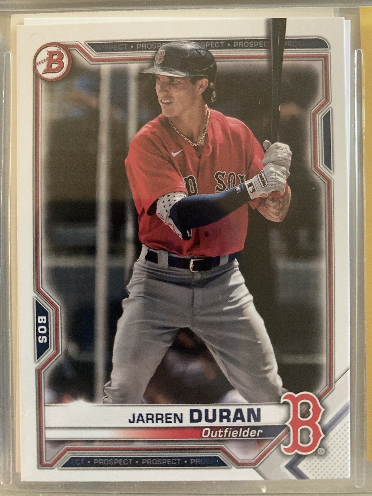 Jarren Duran RED SOX baseball card | eBay