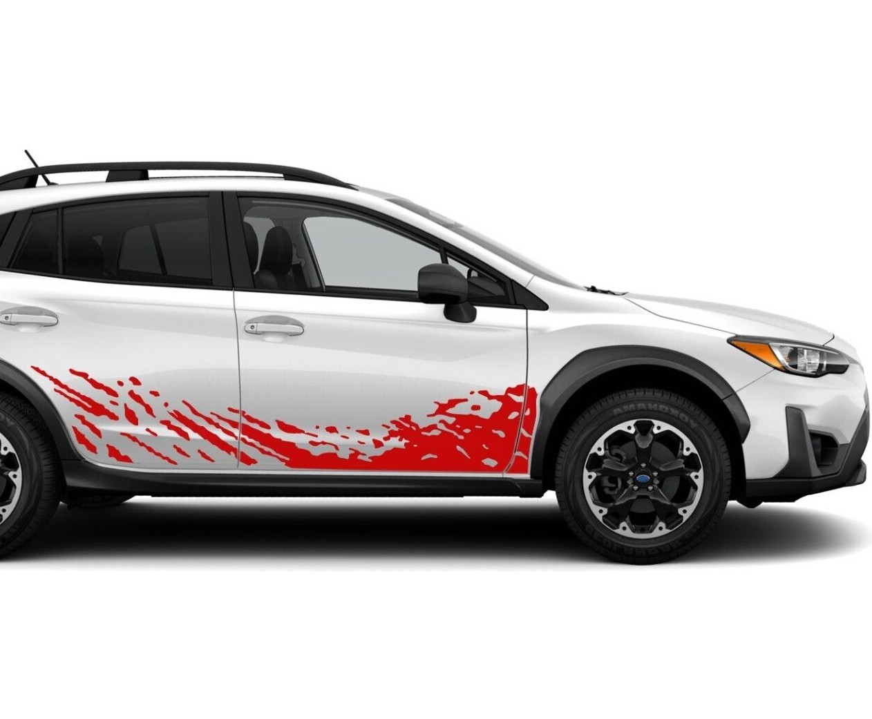 Lower Mud Splash Designs Decal for Subaru Crosstrek Sticker vinyl 2018 ...