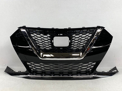 ⭐NICE! 2019-2023 NISSAN MAXIMA FRONT BUMPER UPPER GRILL BLACK W/ CHROME ...