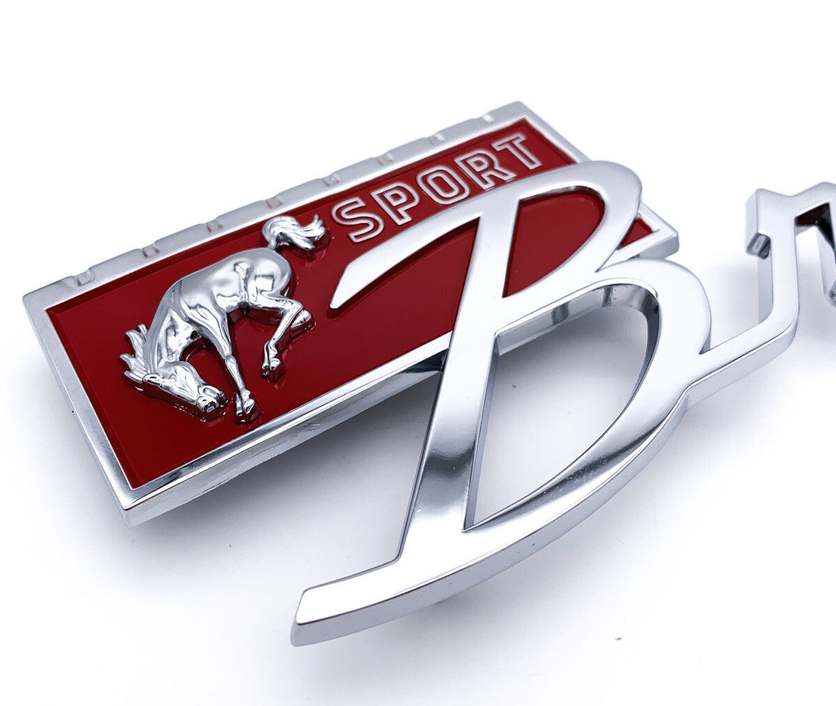 Ford Bronco Fender Emblem Red Fill For 1967-1977 Ford Bronco Sport | eBay