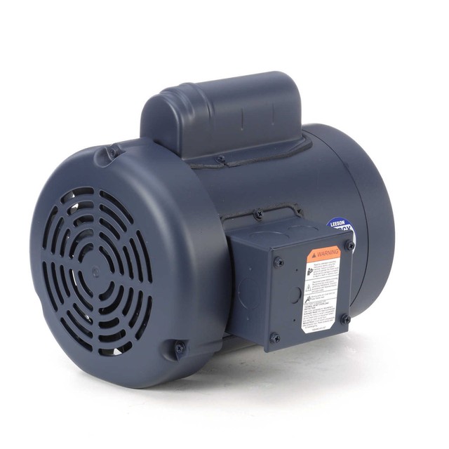LEESON Electric Motor 110057.00 3/4 HP 1725 RPM 1ph 115/208-230v 56c ...