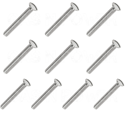 M3.5mm x 75mm LONG ELECTRICAL MACHINE SCREWS LIGHT SWITCH PLUG SOCKET ...