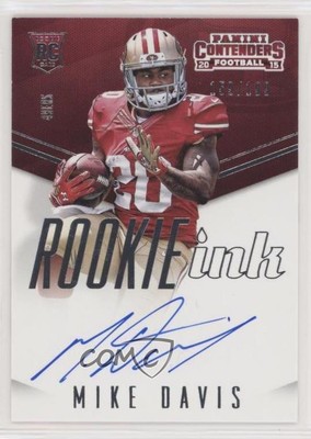 2015 Panini Contenders Rookie Ink RPS /199 Mike Davis #INK-MD Rookie ...