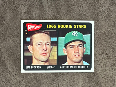 1965 Topps Athletics Rookie Stars #286 NM-MT RC Jim Dickson Aurelio ...