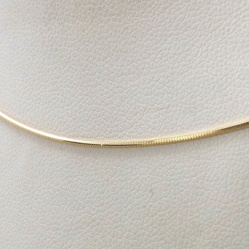 14k Gold Snake Link Pendant Chain Necklace Italy RCI 17in New | eBay