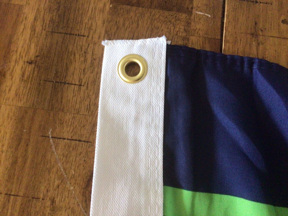NFL Team FLAG 5x3 Feet SEATTLE SEAHAWKS One Sided Football Man Cave N2 ...