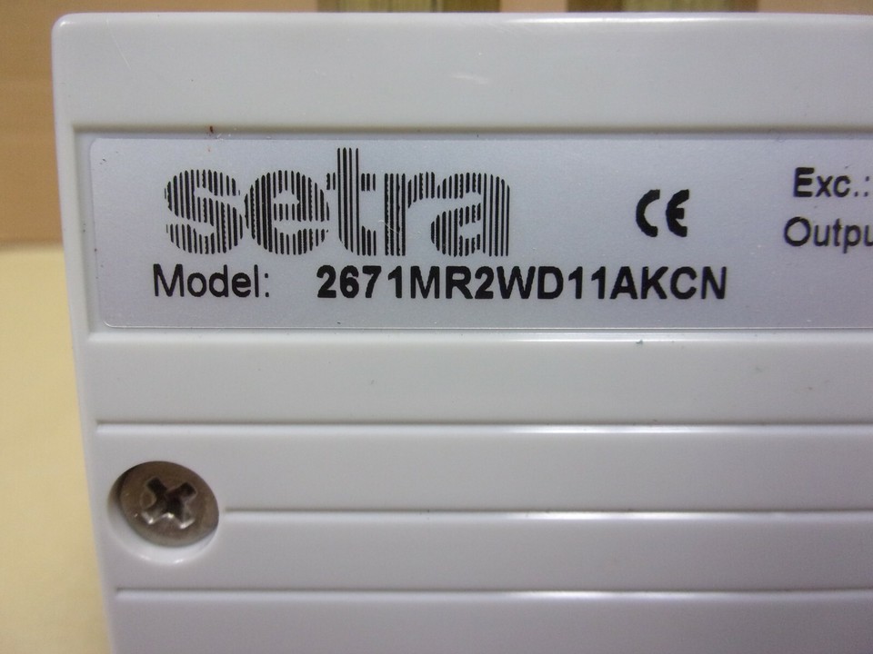 Setra 2671MR2WD11AKCN Model 267 Differential Pressure Transducer (C) | eBay