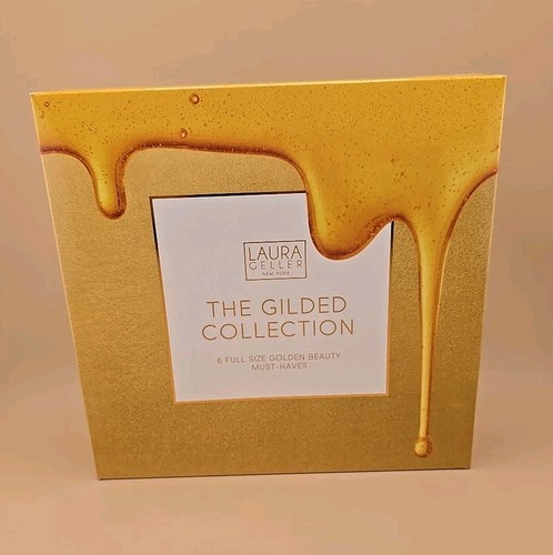 LAURA GELLER Makeup The Gilded Collection Golden Medium 6 PC Set New In ...
