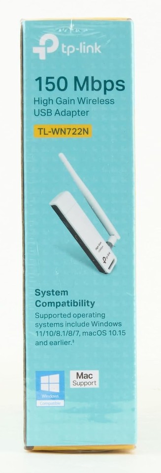 TP-LINK TL-WN722N 150 Mbps High Gain Wireless USB Adapter - White V2 ...