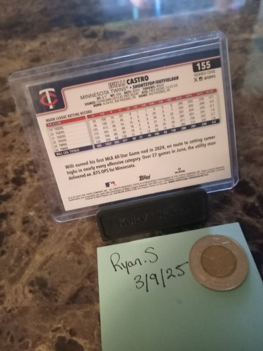 Willi Castro True Photo 2025 TOPPS SERIES 1 SSP CARD (TWINS) | eBay