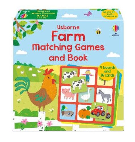 Farm Matching Games and Book by Kate Nolan [Game] NEUF 9781803706924 | eBay