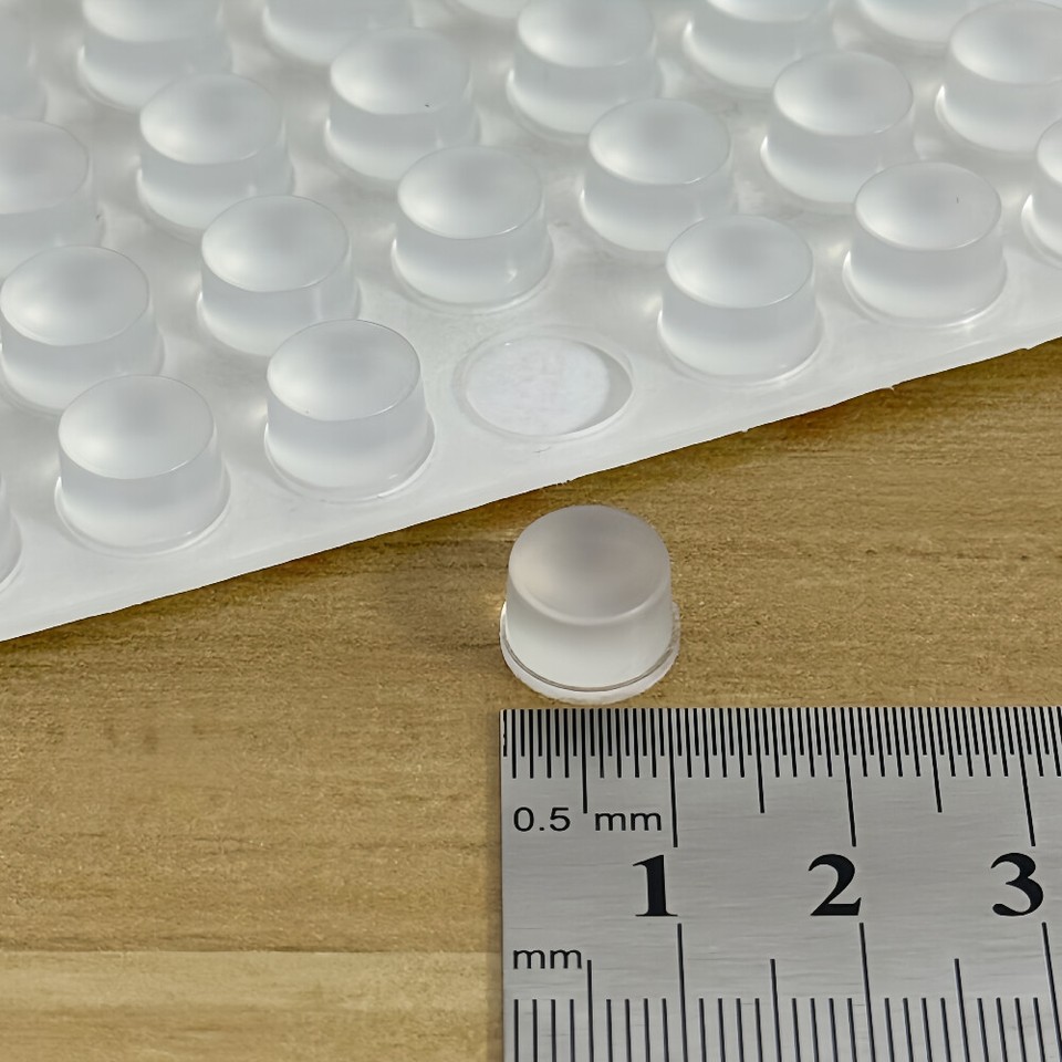 Clear Self-Adhesive Rubber Feet – Small & Large Sizes | Buffer ...