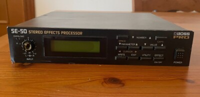 Boss Pro SE-50, procesador de efectos estéreo, SE50, efectos, unidad ...