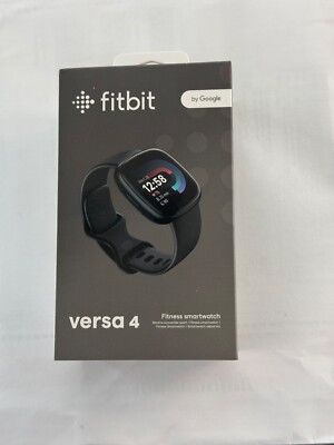 Fitbit Versa 4 Fitness Smartwatch- Black (NEW IN BOX) - Free Shipping ...