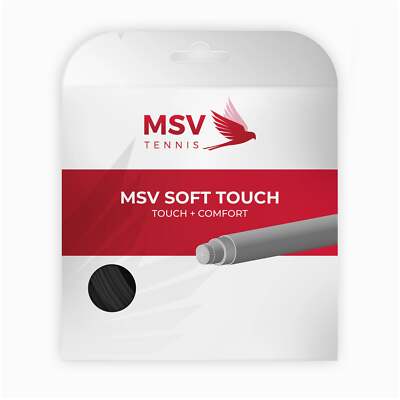 MSV Soft Touch Tennis String Set 1.30mm / 16 black | eBay