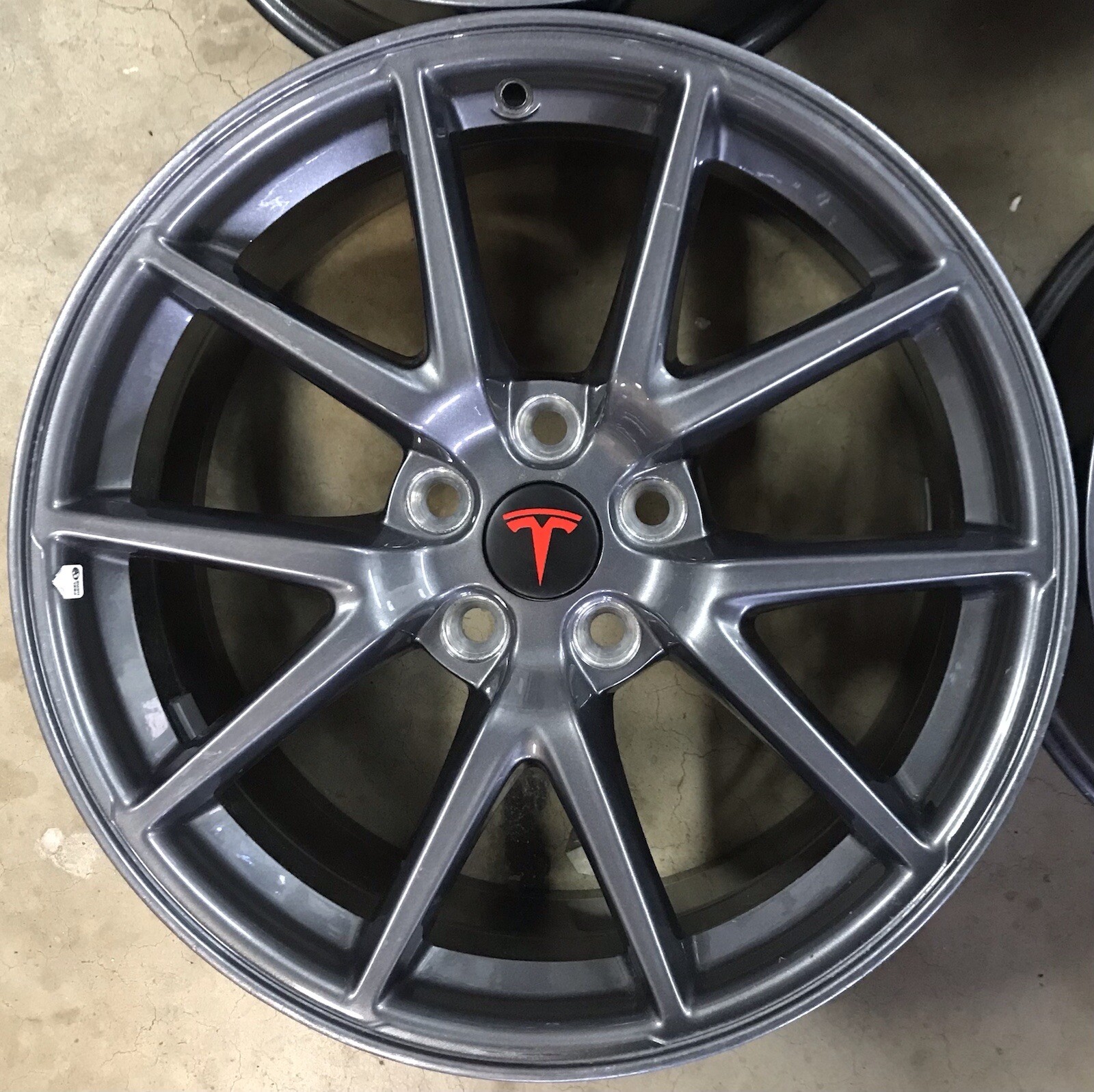 TESLA MODEL 3 WHEEL RIM 18" INCH AERO 2020 2021 2022 2023 1044261-00-A ...