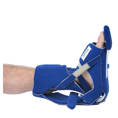 COMFY AMBULATORY BOOT WITH STRAPS - ADULT - BLUE- ADJUSTABLE | eBay