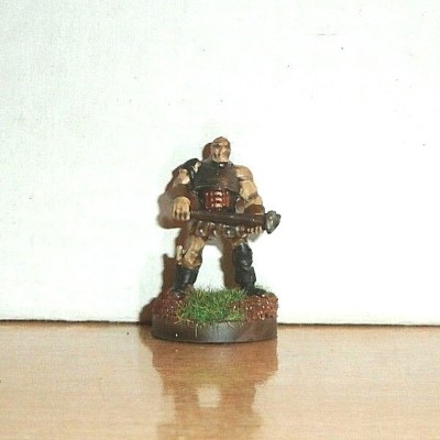 Reaper Miniatures THUG, WARRIOR,FIGHTER Pathfinder Bones painted RPG D ...