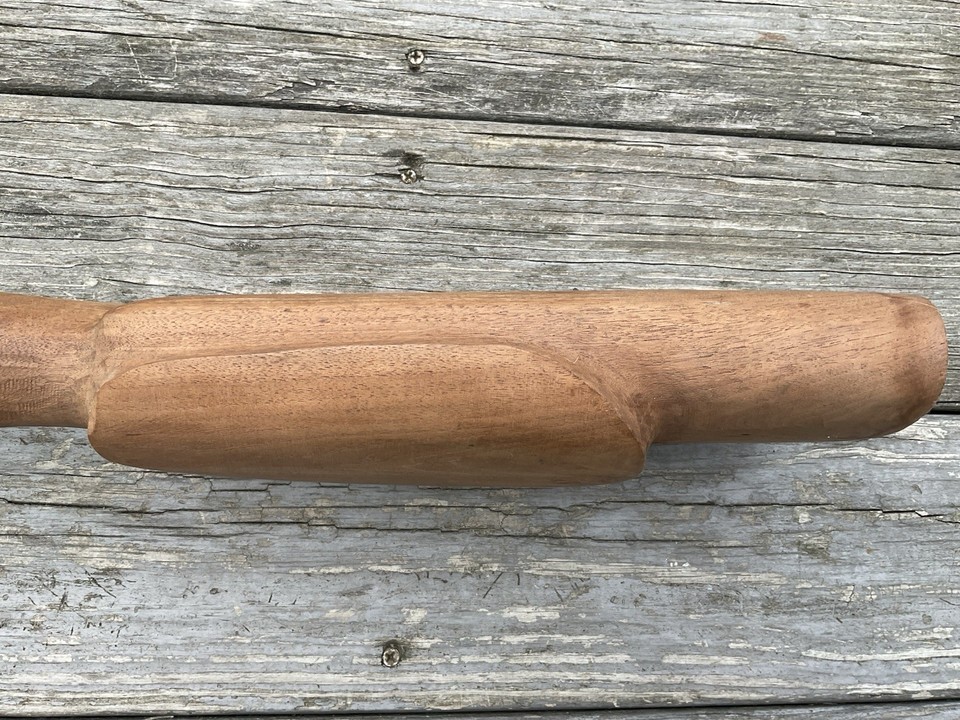 Unmarked Commercial Mauser 98 Rifle Stock Unfinished Walnut Wide Forend ...
