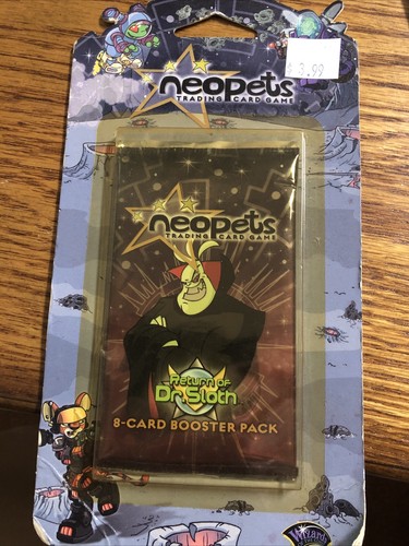 Neopets Return Of Dr Sloth Doctor Trading Card Game TCG Booster Pack ...
