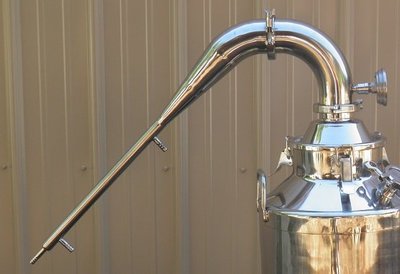 3" Stainless Pot Still Column With Built in Condenser, Whiskey ...