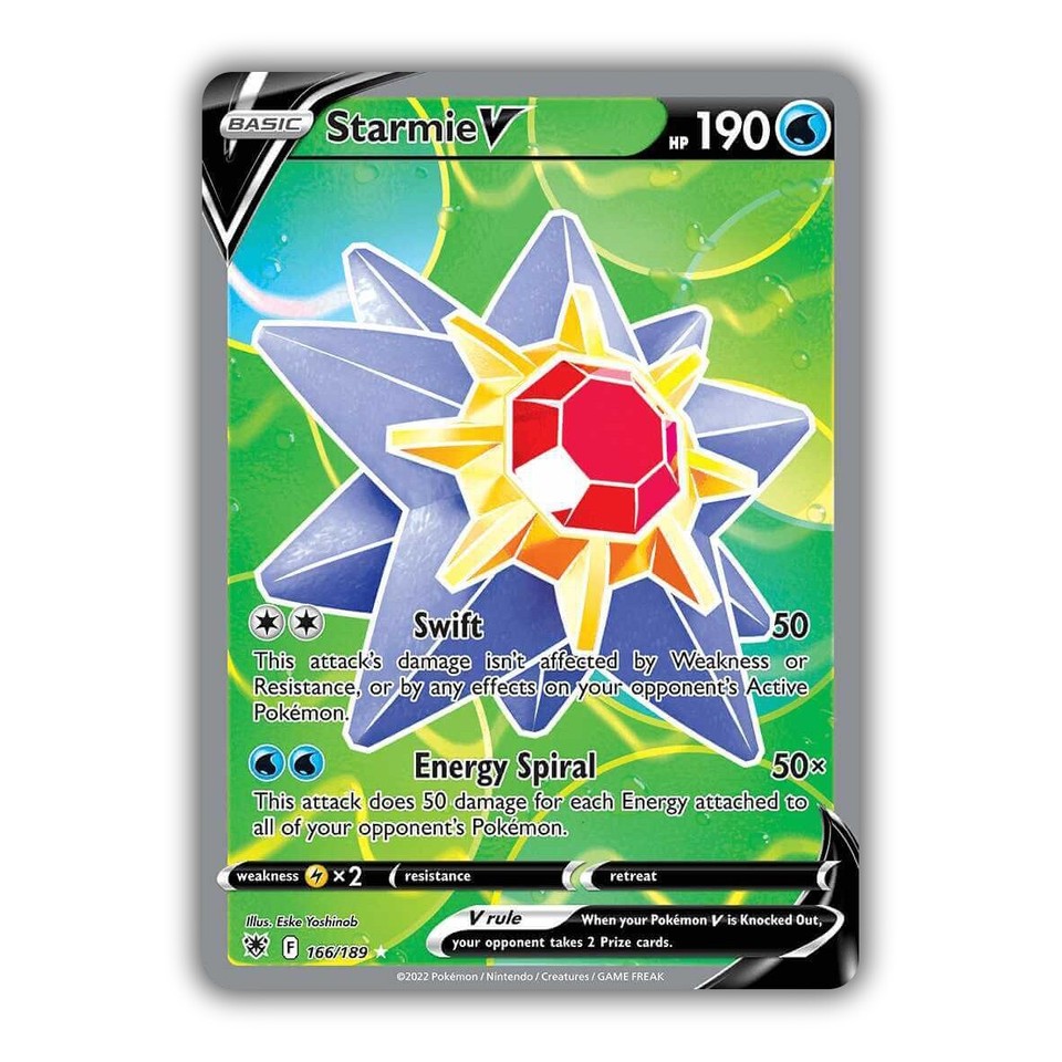 Starmie V 166/189 Swsh10: Astral Radiance for sale | eBay
