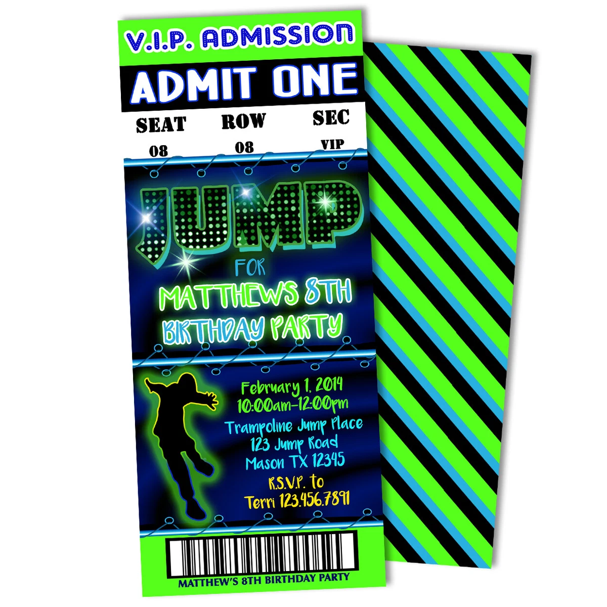 Admission Ticket Invitations