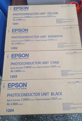 4 x Genuine EPSON Aculaser C3900 CX37 AL-C300 Photoconductor UNIT | eBay