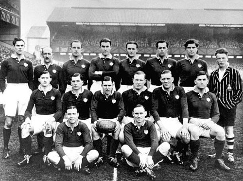 OLD RUGBY UNION PHOTO The Scotland Team Which Beat England 1938 | eBay ...