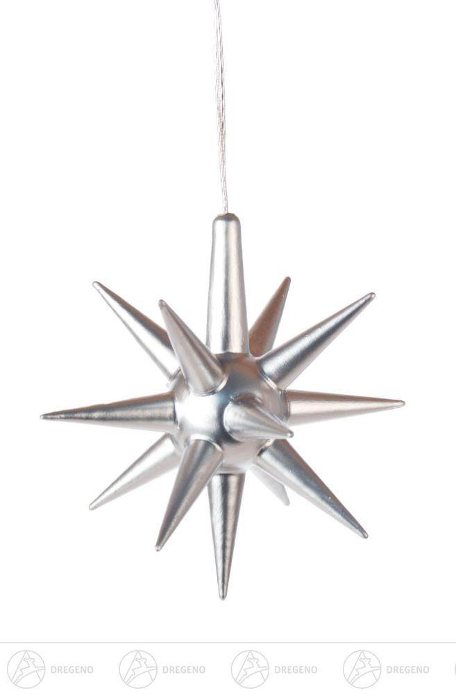Tree Ornaments Hanging Star Silver (4) Bxhxt 5 Cmx5 CM New Ore ...