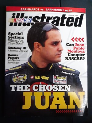 Nascar Illustrated Magazine Juan Pablo Montoya March 2007 | eBay