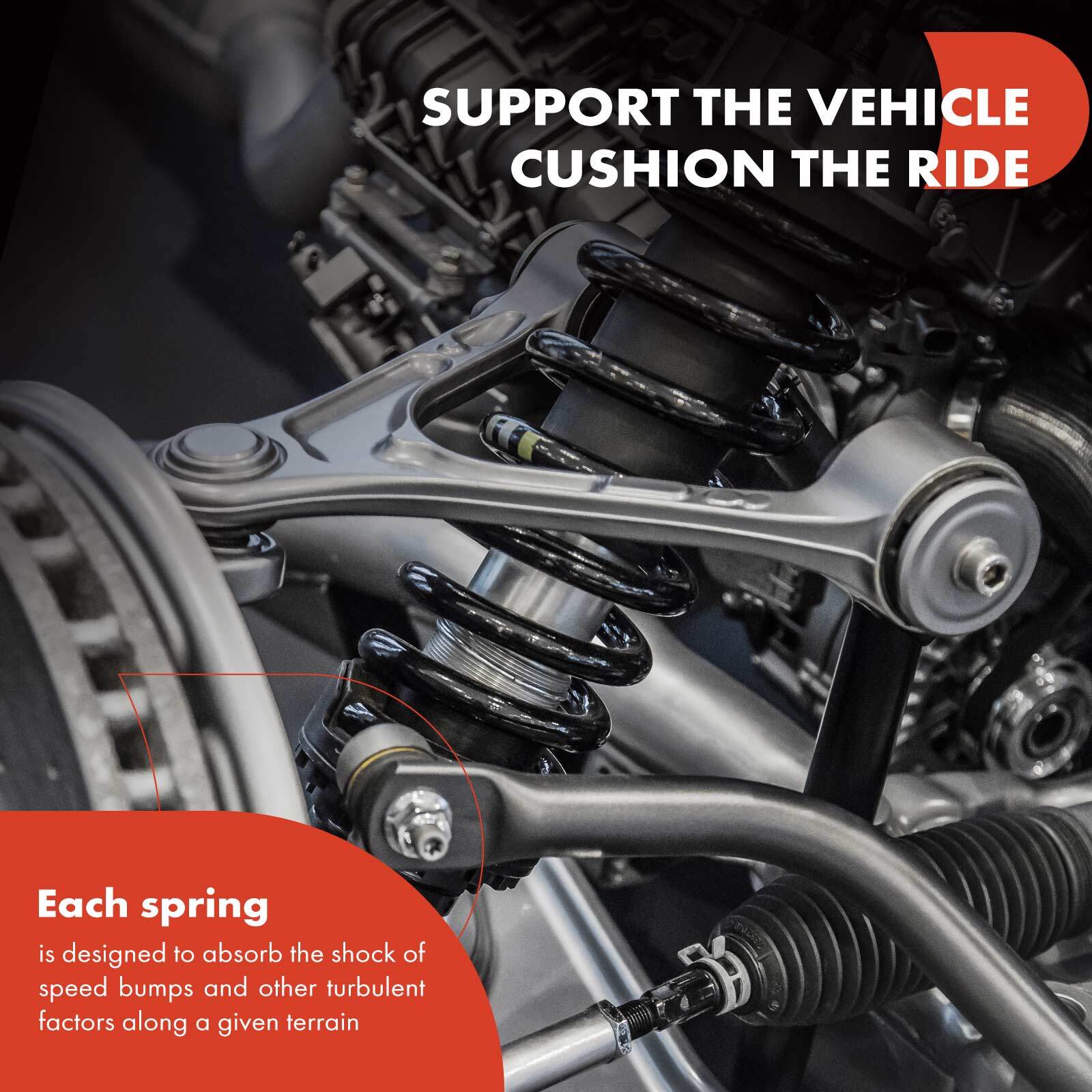 2x Coil Spring Rear Left and Right for Ford Mustang Mercury Capri ...