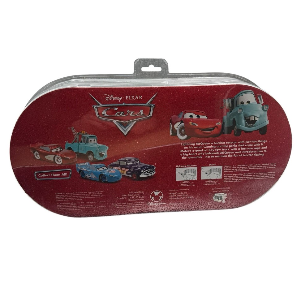 Disney Store Exclusive CARS Movie 6" Talking MATER & Lightning McQueen ...