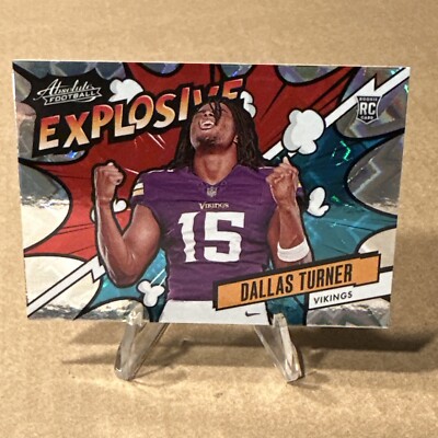 2024 Panini Absolute - EXPLOSIVE Dallas Turner (RC) SP #EX-DTR | eBay