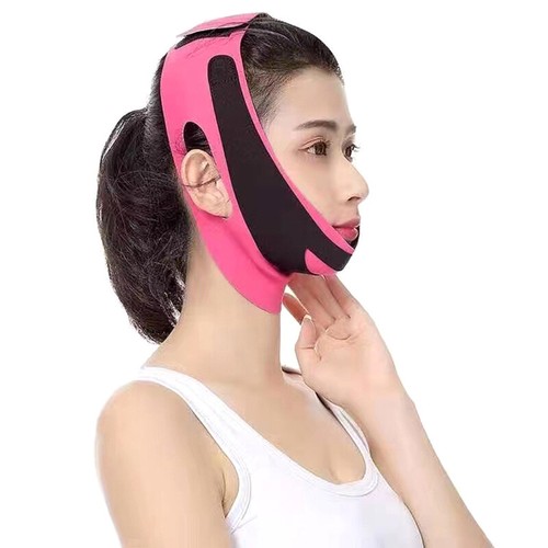 Elastic Face Slimming Bandage V Line Face Shaper Women Chin Cheek Lift ...