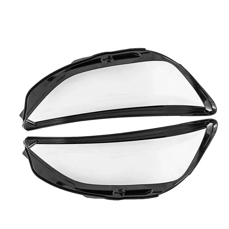 FOR AUDI A4 B9 B9.5 LEFT RIGHT SIDE PAIR FRONT HEADLIGHT HEADLAMP LENS ...