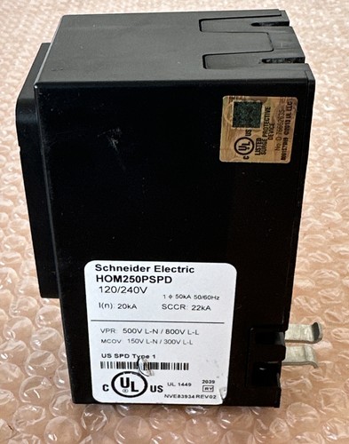 NEW NO BOX- Square D HOM250PSPD Homeline Surge Protector Device 120 ...