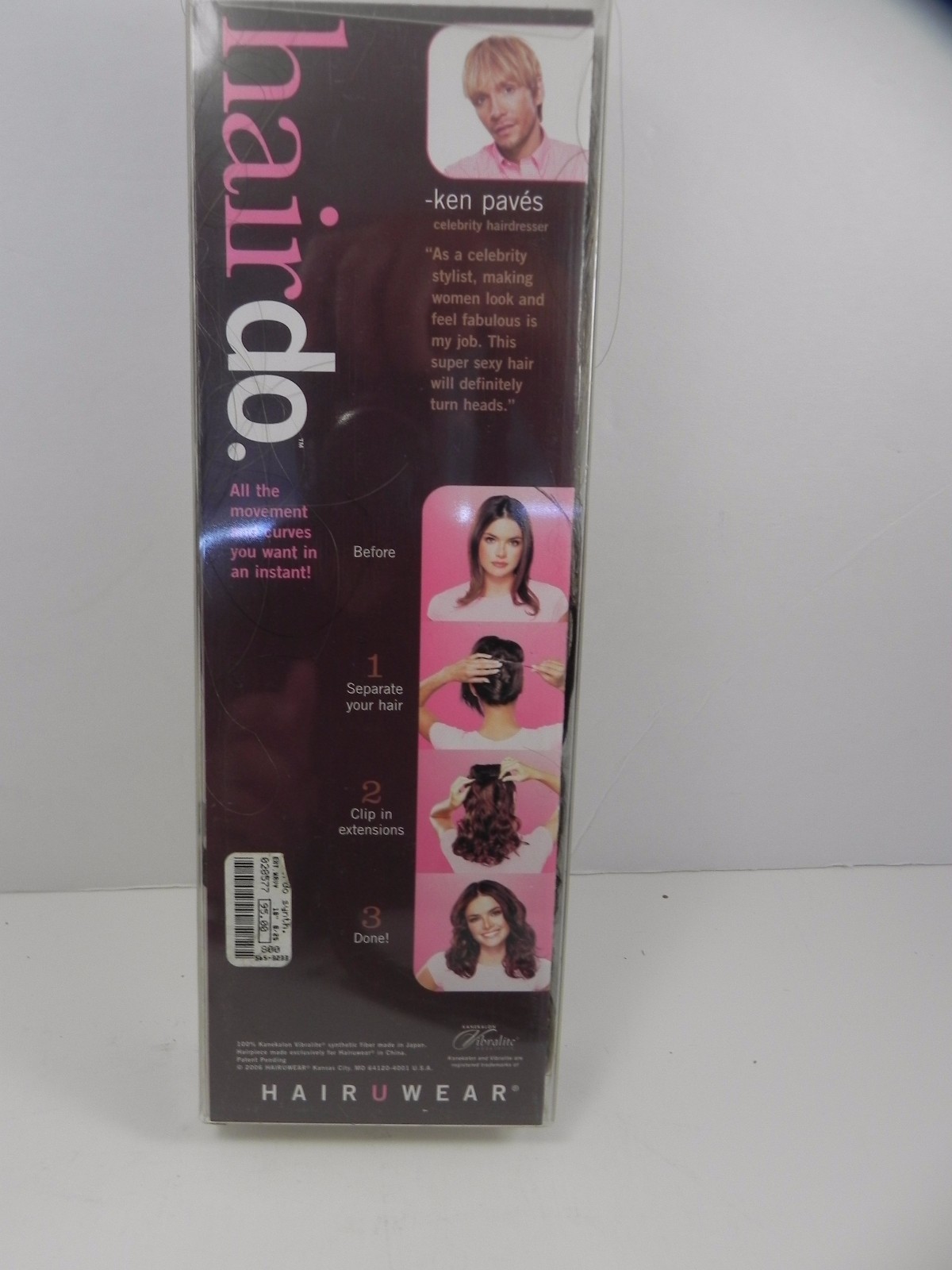 HairDo JESSICA SIMPSON Salon Clip-In Hair Extension 10" Straight ...
