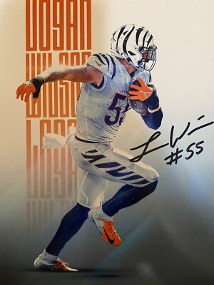 Logan WILSON Signed 8x10 Photo! CINCINNATI BENGALS ALLSTAR LINEBACKER ...