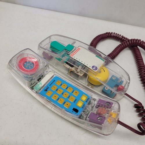 Vintage Fun Products Metrolight Phone Landline Telephone Transparent ...
