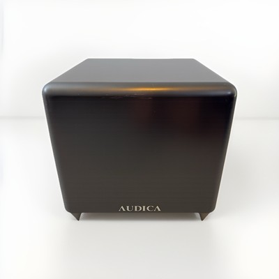 Audica CS-SUB8 Powered Subwoofer | 100W RMS | Home Cinema Audio | Dark ...